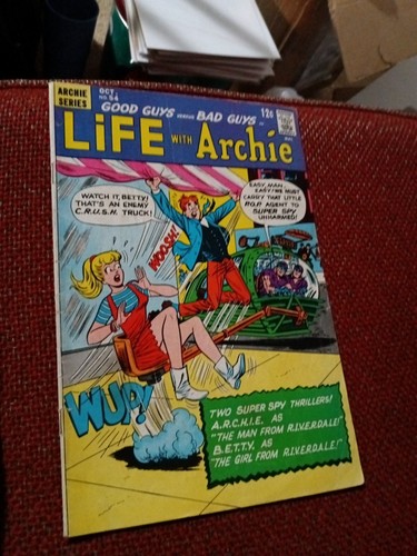Archie Comics LIFE WITH ARCHIE #54 October 1966 silver age man from ...