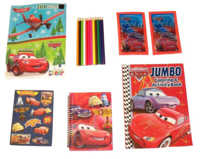 Disney Cars Activity Gift Set ~ Full Throttle Cheer (7 Items, 1 Set) | eBay