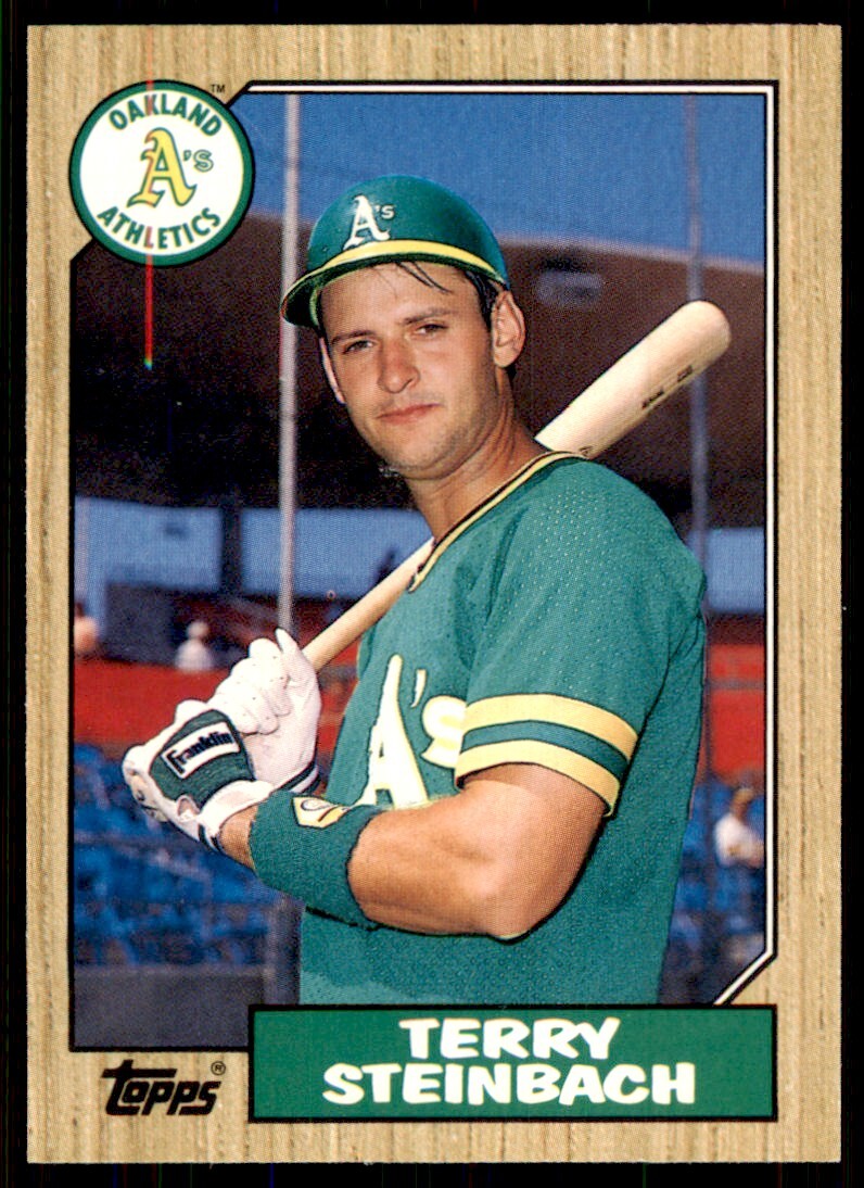 1987 Topps Traded. Terry Steinbach Baseball Cards #117T | eBay