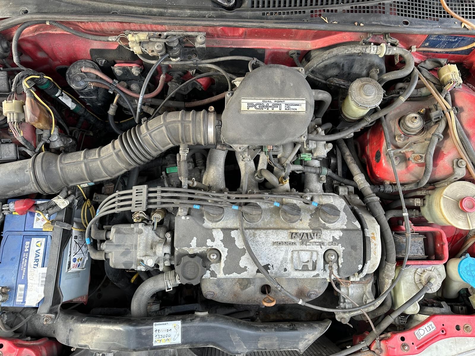 Honda Civic ED6 1.5i 16 Valve Automatik Benziner 145297km 1991 BJ, VB ...