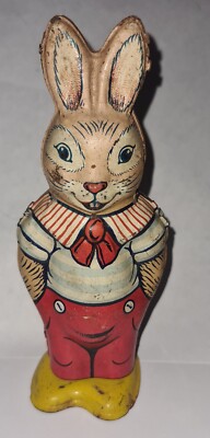 Chein Walking Rabbit Windup Tin Toy | eBay