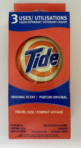 Tide Singles Liquid 3 Pack - Travel Size - Original Scent | eBay
