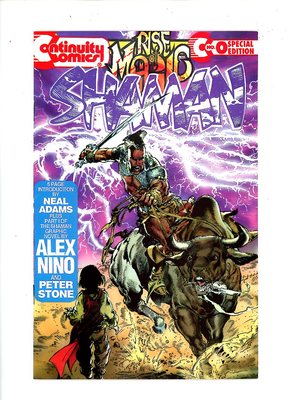 1993 Continuity Comics, " Shaman " # 0, Neal Adams ,"Rise of Magic", NM ...