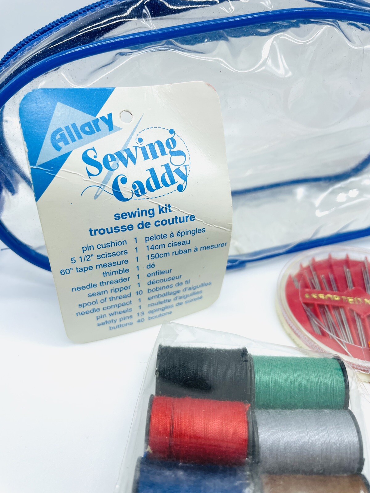 Mini ALLARY Sewing Kit Portable Home Travel Thread Needle Storage Bag ...