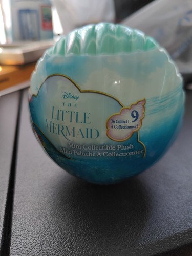 Disney THE LITTLE MERMAID Mystery Plush in Seashell Capsule 3.5" ~ New ...