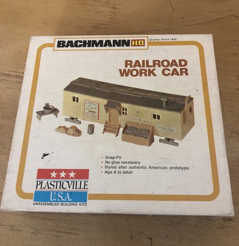 BACHMANN HO U/A "RAILROAD WORK CAR" PLASTIC MODEL KIT #2811 | eBay