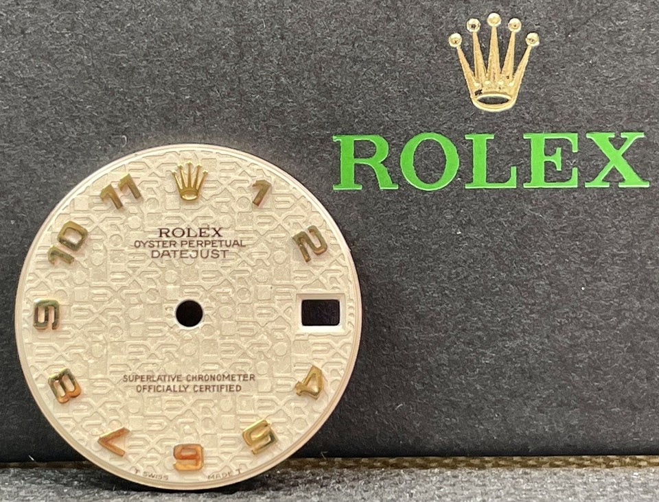 Rolex datejust Medie 31mm Ref 68273 Computer Quadrante Beige W/ Oro ...