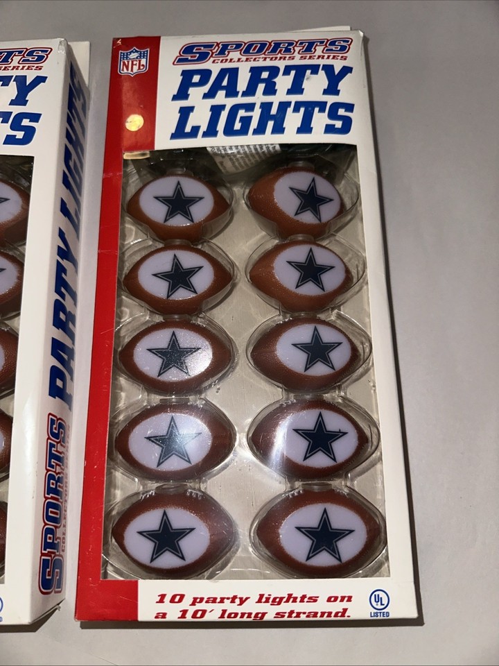 Dallas Cowboys NFL Football Sports Collectors Series Party Lights 10 ...