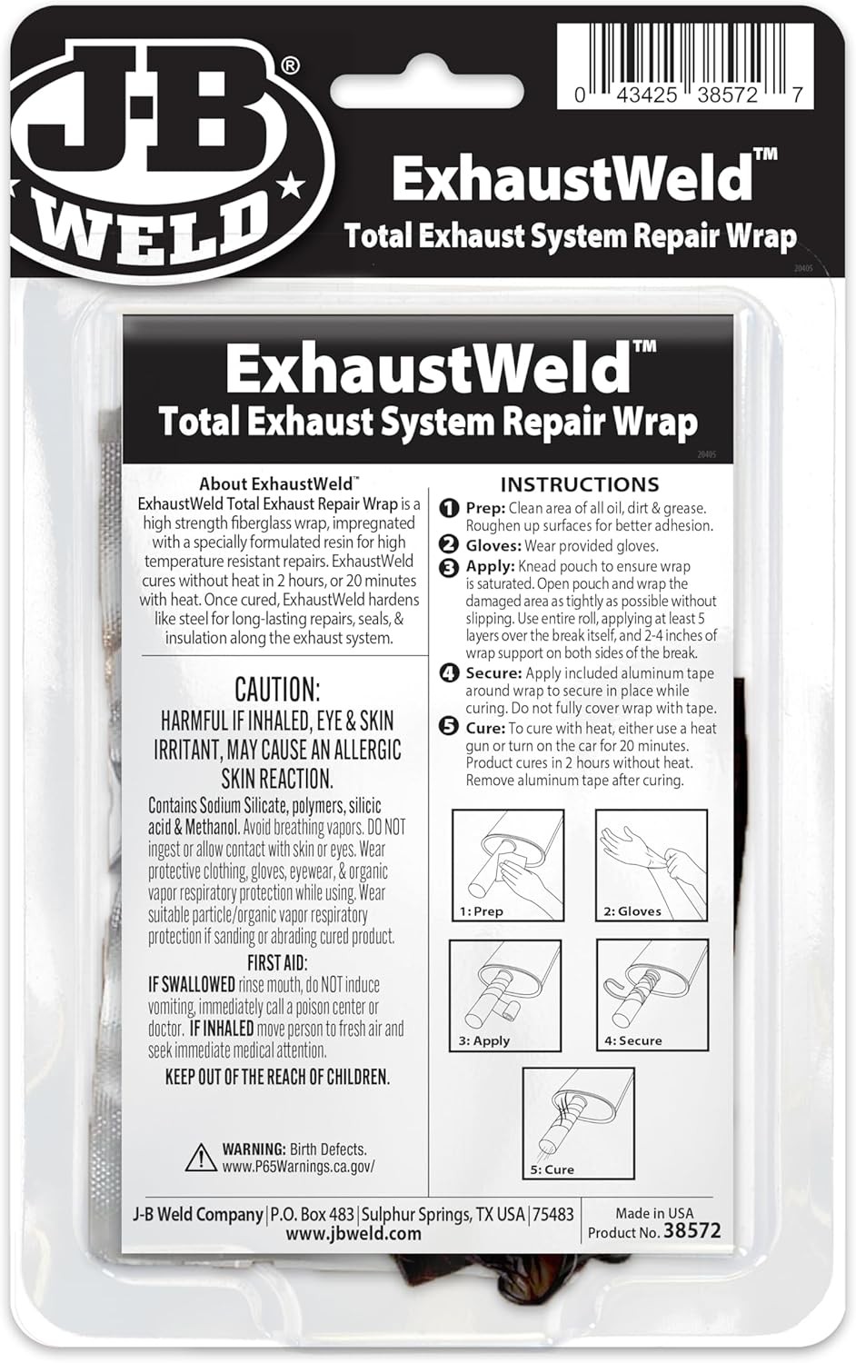 JB Weld 2" X 72" Repair Wrap, White (38572) | eBay