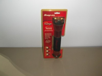 GENUINE SNAP-ON TOOLS (2) D-CELL XENON BULB FLASHLIGHT #92150 - NEW ...