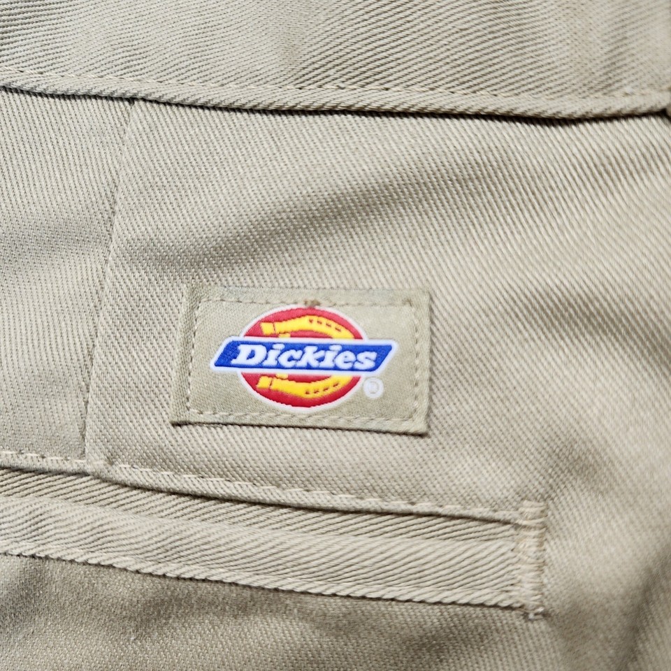 Dickies 874 Work Pants Men's 42x32 Khaki Scotch Guard Stain Release ...