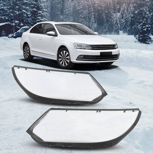 For VW Tiguan 2013-2017 Right & Left Headlight Lens Cover Headlamp Lens ...