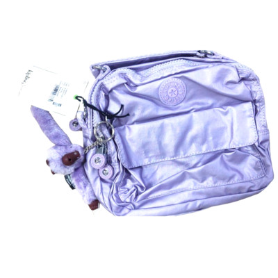 US reduced Kipling CANDY Handbag convertible to backpack metallic lilac ...