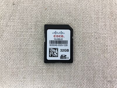 Cisco UCS-SD-32G-S 32GB SD Card for UCS Servers | eBay