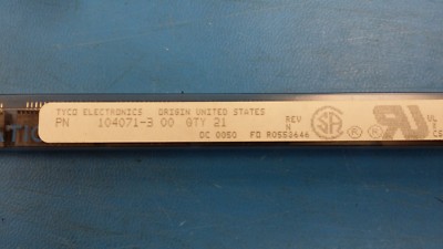 (2 PCS) 104071-3 AMP Conn Shrouded Header HDR 15 POS 1.27mm Solder ST ...