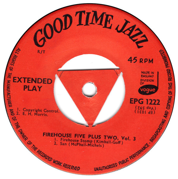 Firehouse Five Plus Two - Firehouse Five Plus Two Vol 3 (7", EP) | eBay