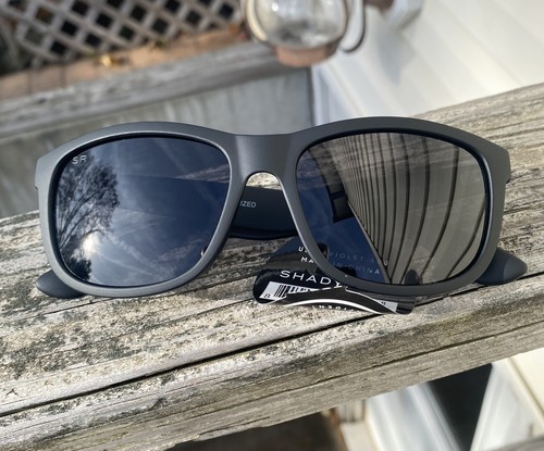 NWT Shady Rays Polarized Signature Series SS-4 Black Sunglasses Unisex ...