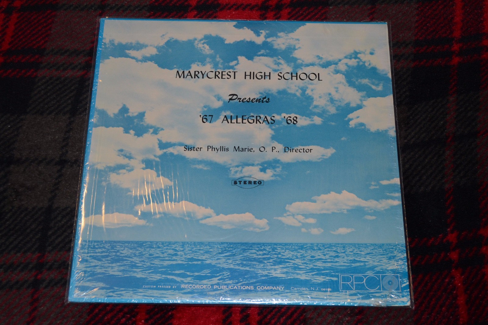 Marycrest High School Presents Allegras '67-'68~Sister Phyllis Marie ...