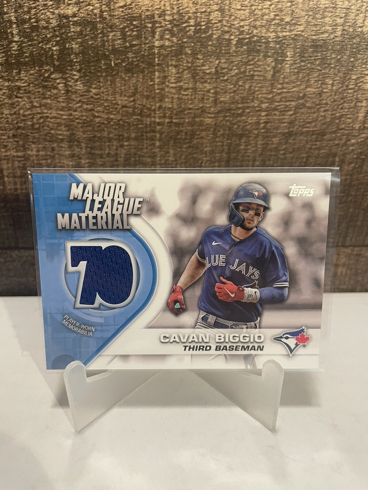 Cavan Biggio 2021 Topps Major League Material Relic MLM-CB Blue Jays VG ...