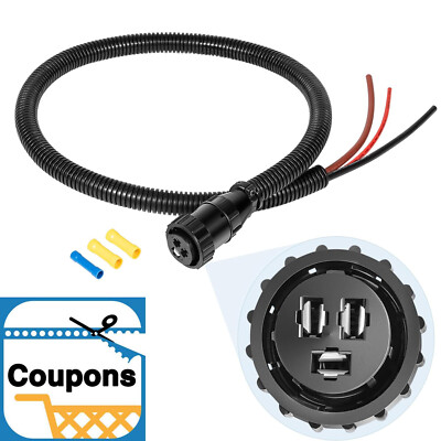 3 Pin Aux Power Connector Kit For Case IH 187103A1 For Ford New Holland ...