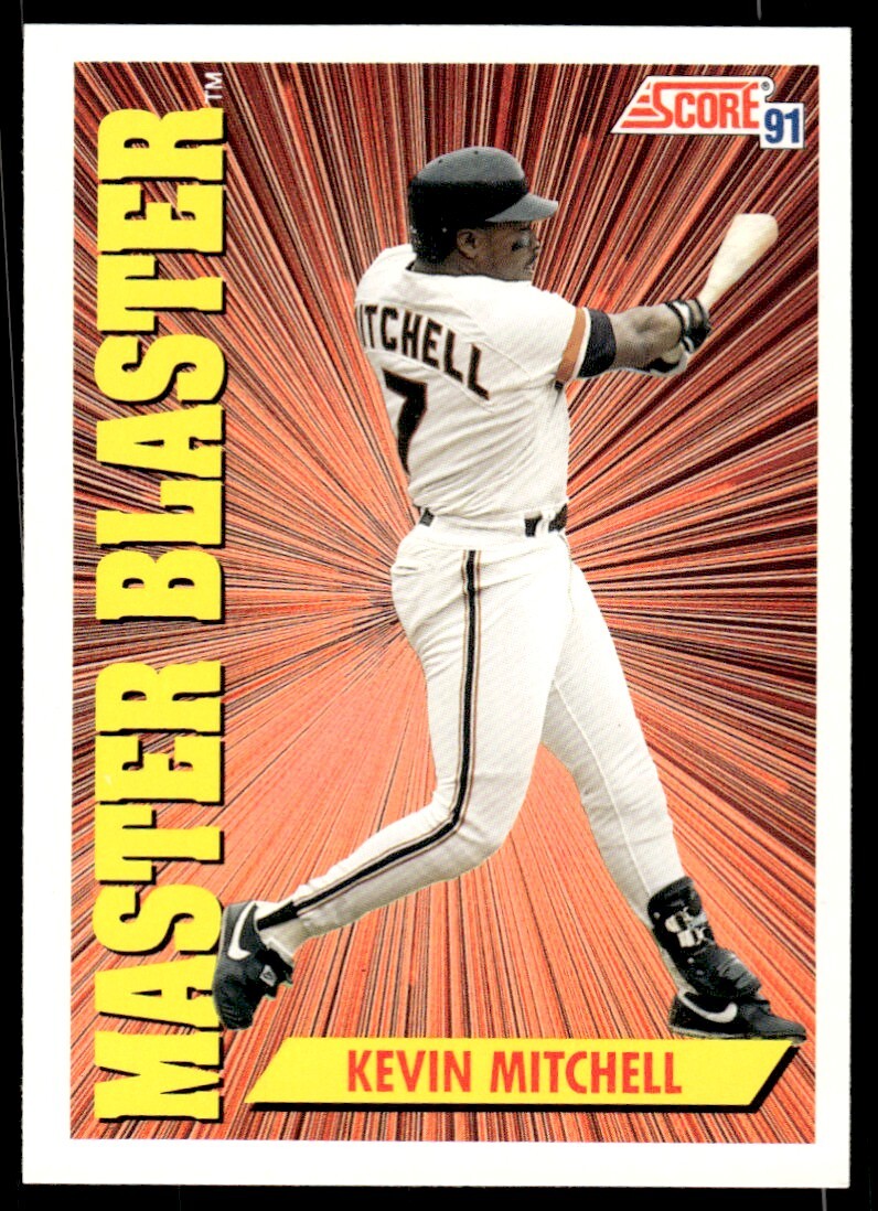 1991 Score Baseball Card Kevin Mitchell San Francisco Giants #406 | eBay