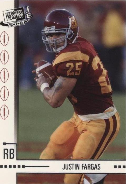 2003 Press Pass JE - Justin Fargas #8 (RC) for sale online | eBay