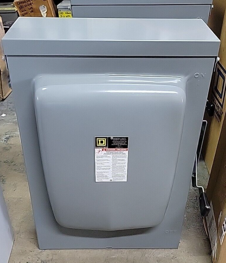 NEW Square D D325NR 3r 400 Amp 240V 3 PHASE Fused Safety Switch ...