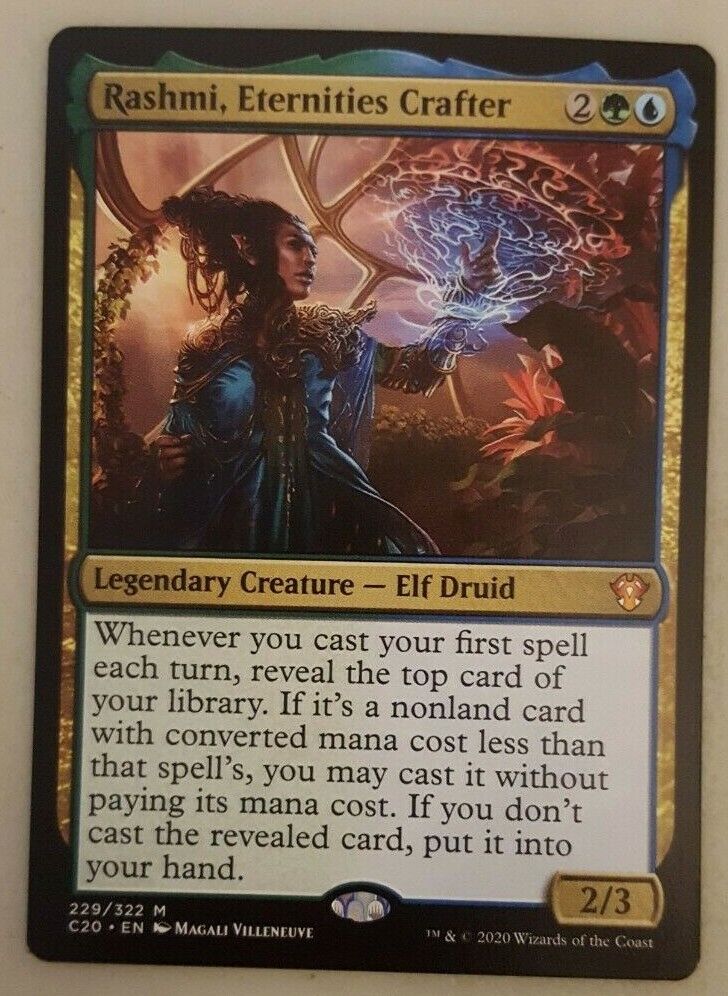 1x Rashmi, Eternities Crafter Commander 2020 Ikoria MTG Magic the ...
