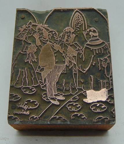 Vintage Printing Letterpress Printers Block People Getting Married | eBay