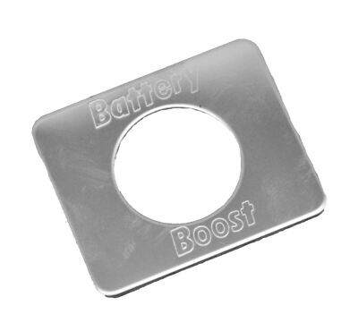 GG Switch Plate for Freightliner Battery Boost Block Letters Stainless ...