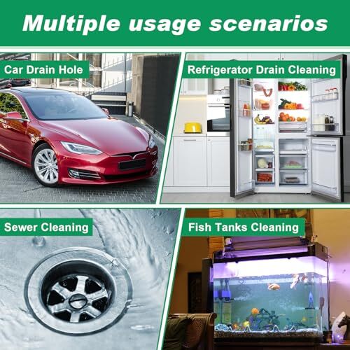 Auto Sunroof Drain Cleaning Tool,118Inch Long Pipe Cleaner for Car ...