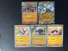Garganacl EX+Shiny + Naclstack (revHOLO) + Nacli (x2) 5-card Pokemon ...