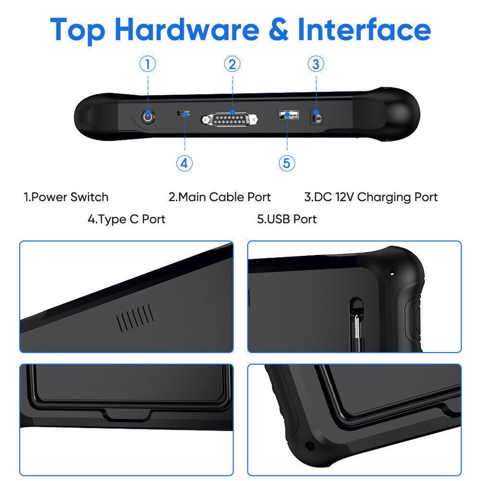 ANCEL MT700 Motorcycle OBD2 Scanner Code Reader ECU Coding Reset ...