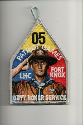 2005 LHC Fort Knox Patriot Games Duty Honor Service patch | eBay