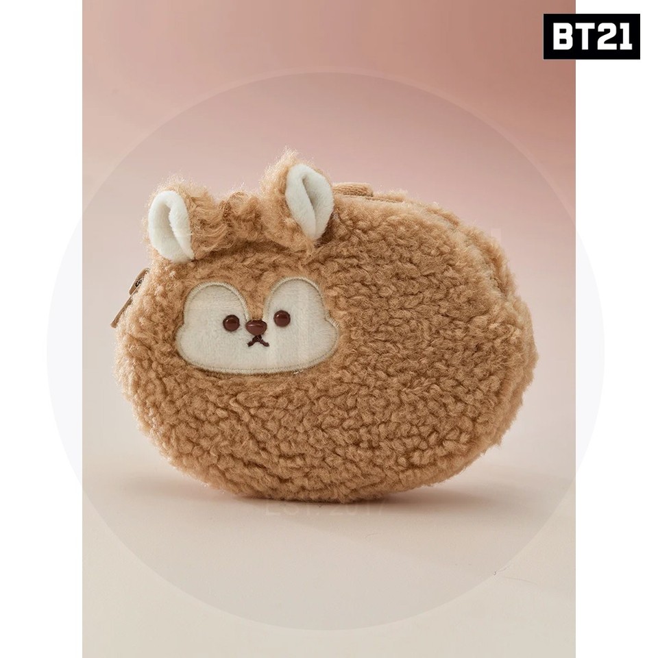 BTS BT21 Official Goods FLAT POUCH MADE BY RJ + Tracking Number | eBay