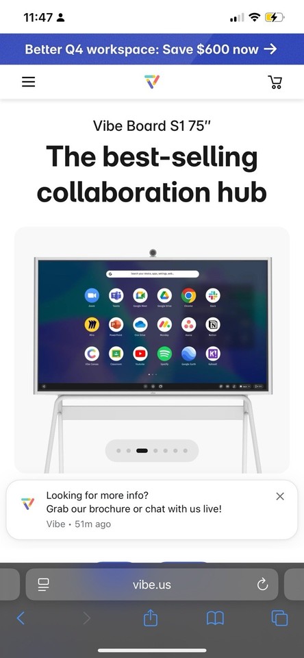 Smart Board 75 4K Interactive Whiteboard Wireless Projection Multi ...