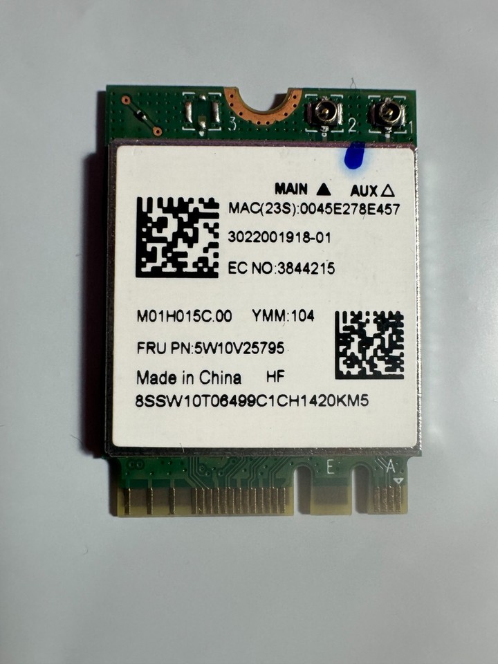Lenovo IdeaPad 3 Realtek RTL8822CE AC+BT4.0 Wi-Fi Card | eBay