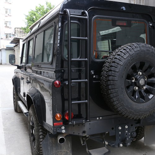 Aluminum Car trunk Rear Tail Door Ladder Climbing For Defender L316 ...