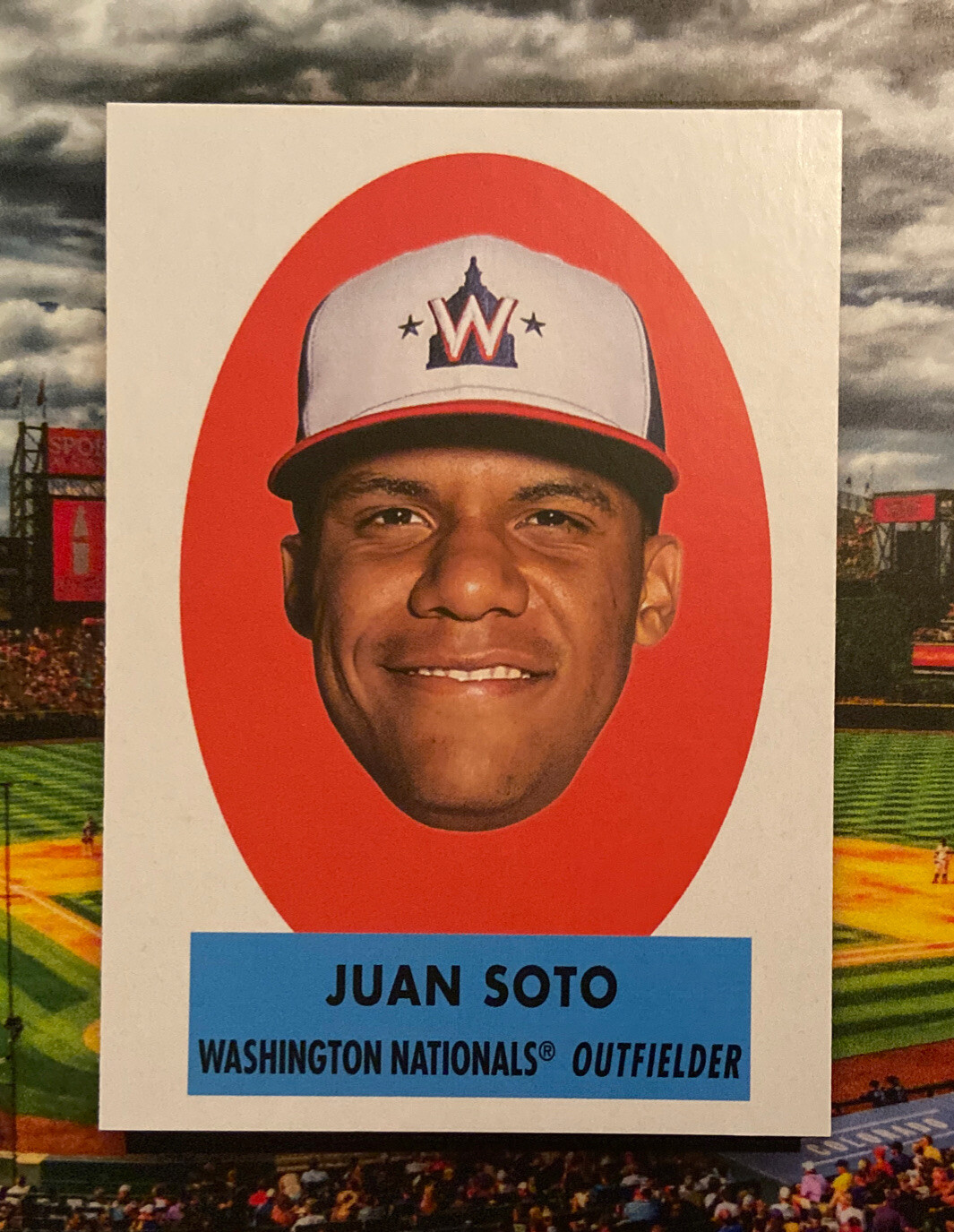 Juan Soto 2021 Topps Archives 1963 Peel-Off 69PO-10 Washington ...