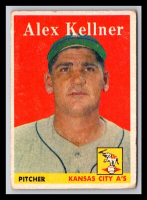 1958 Topps #3 Alex Kellner FR or Better | eBay