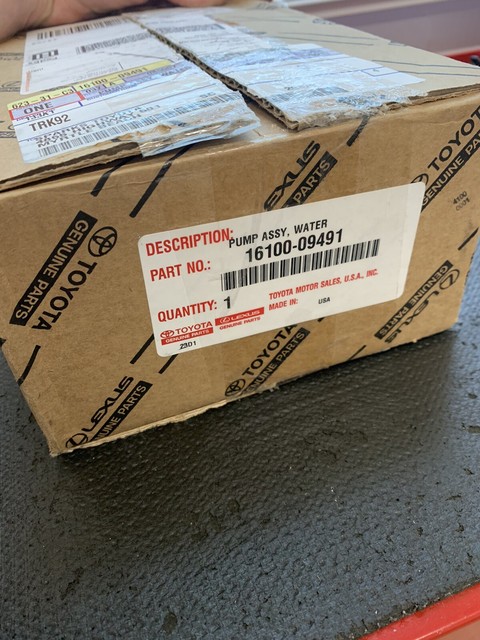 Toyota OEM Engine Water Pump 1610009491 16100-09491 for sale online | eBay