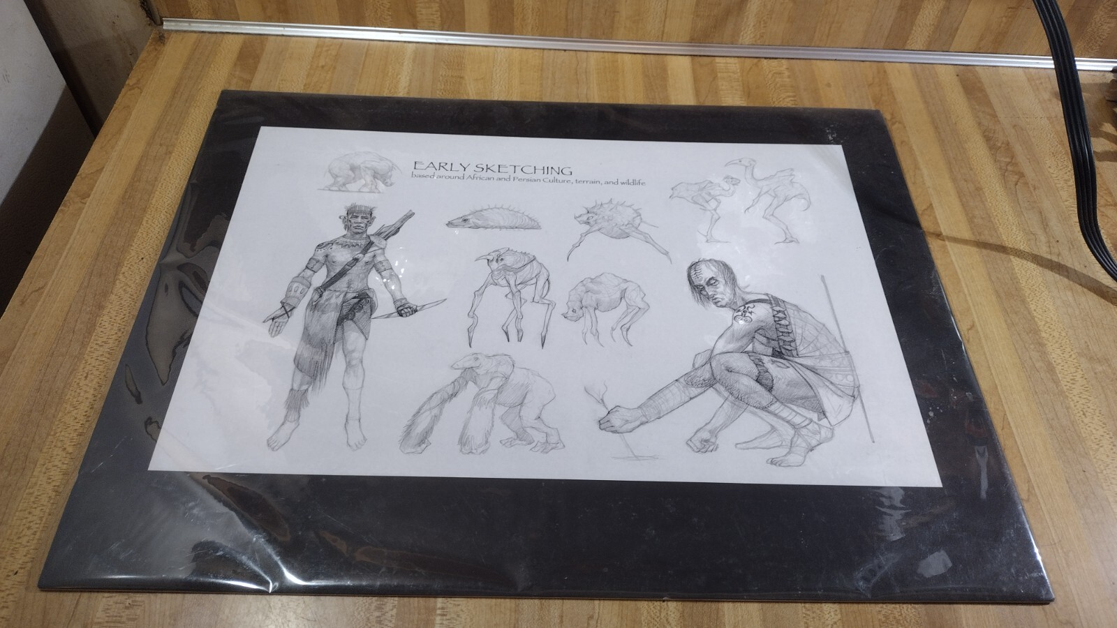 Early Sketching Drawing Picture,Eric Spray(worked on star trek projects ...