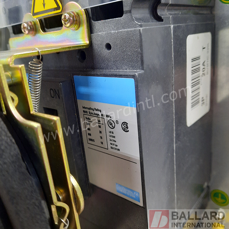 Fuji BU3FHC-020L Breaker & Rotary Handle A60L-0001-0462 for Fanuc RJ3iB ...