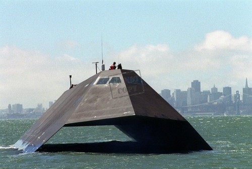 US NAVY USN EXPERIMENTAL STEALTH SHIP SEA SHADOW 8X12 PHOTOGRAPH | eBay