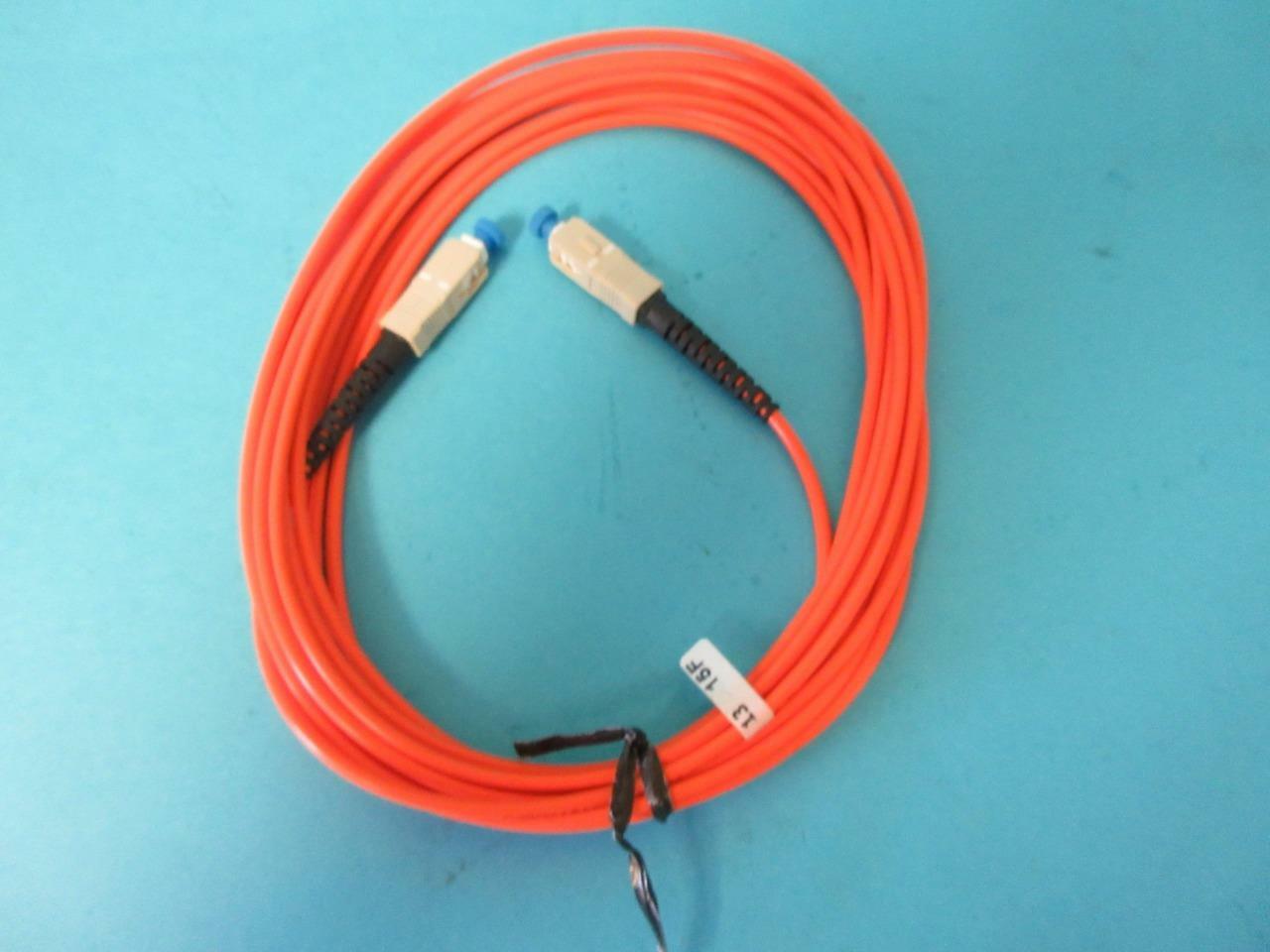 LOT OF 6 NEW CORNING OPTICAL CABLE FIBER 5M 15' 08/07 1 MM62 5FDDI TB2 ...