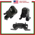 3PCS Front LH, Front RH & Rear Trans Mount For Dodge Ram 1500 2500 4.7L ...