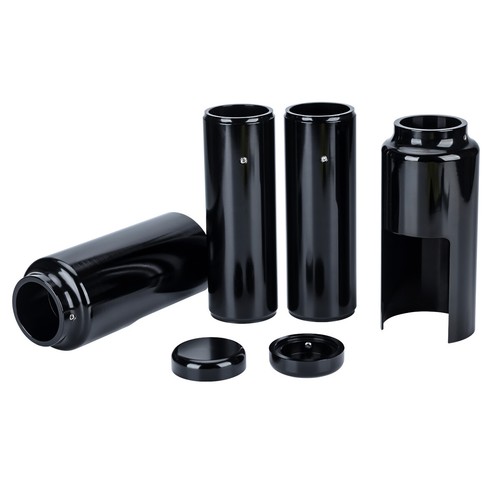 Gloss Black 6PCS Full Fork Cover Set For Harley Softail Breakout FXSB ...