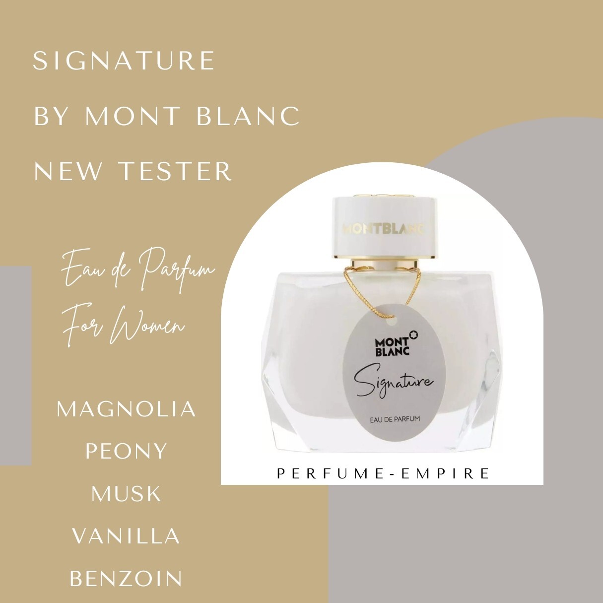 Signature by Mont Blanc perfume for women EDP 3 / 3.0 oz New Tester ...