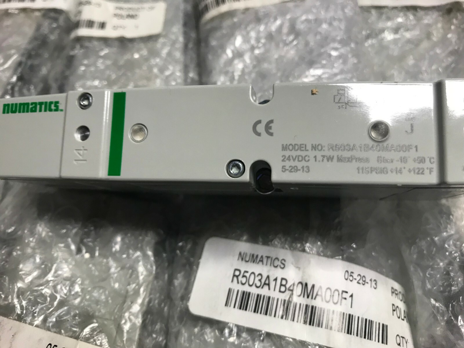 Numatics R503A1B40MA00F1 Valve Assembly K503amm2hma0010 K503ak428327021 ...