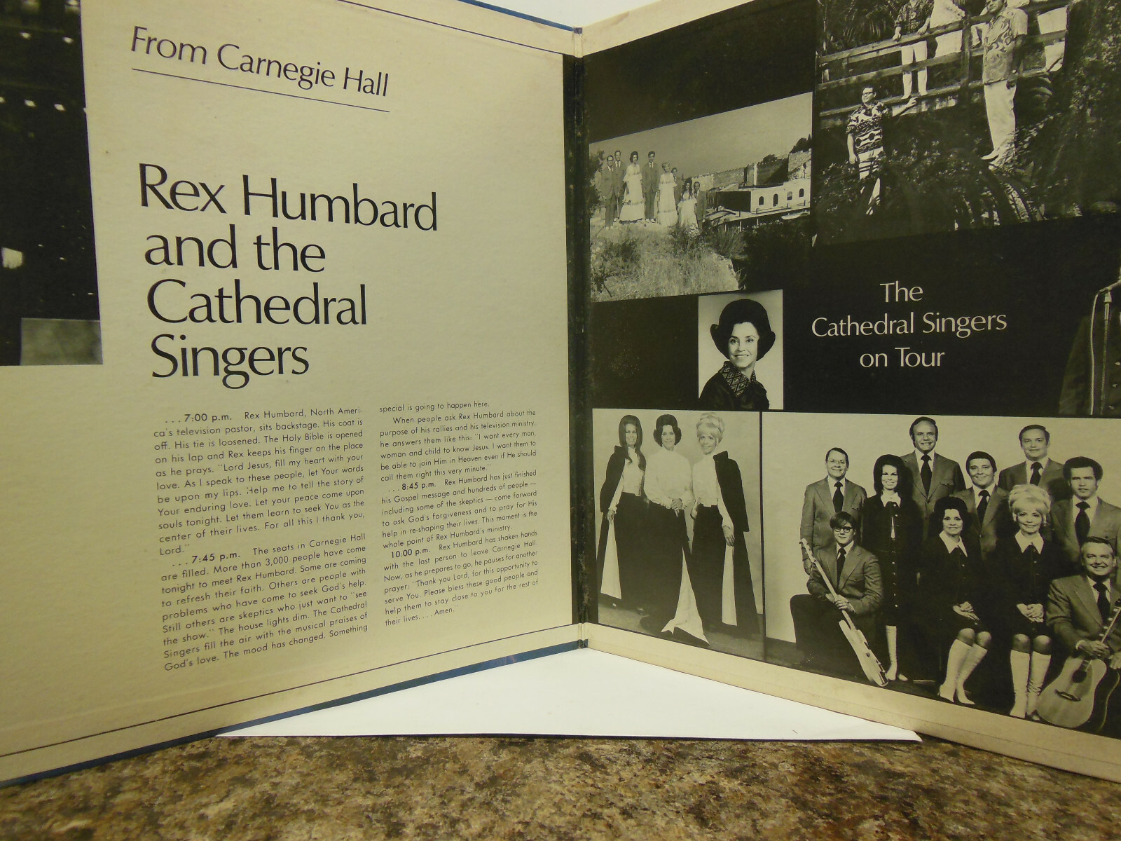Rex Humbard Cathedral Singers at New Yorks Carnegie Hall,12" 2 LP ...